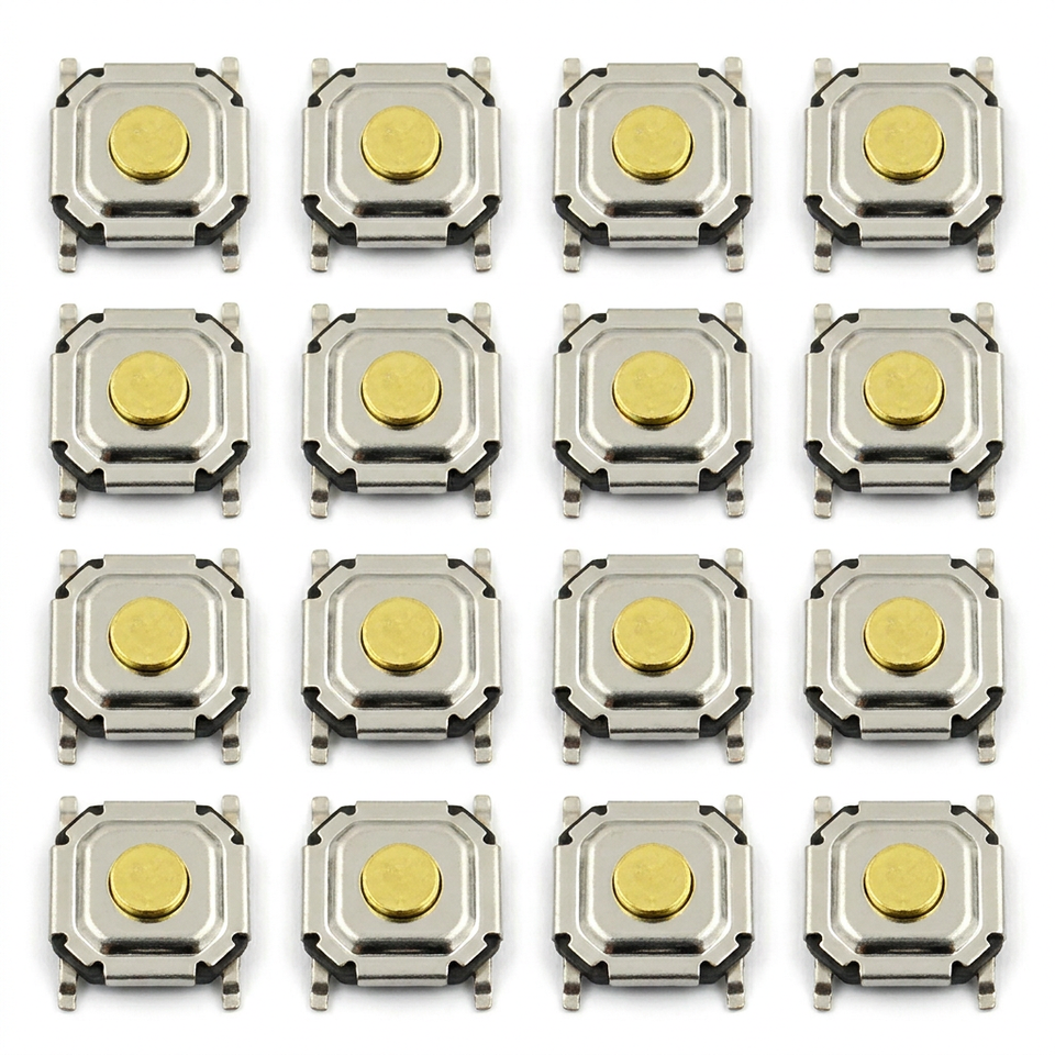 SMD 5.2X5.2MM Tactile Tact Push Button Micro Switch Momentary| Alibaba.com