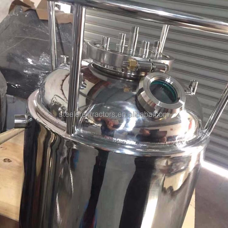 Single Jacketed Stainless Steel 304 14" X 60" Solvent Tank with Cooling ...