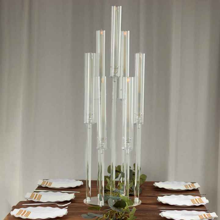 Modern Design Transparent Floor Acrylic Centerpiece Stand Wedding ...