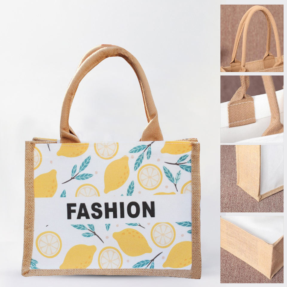 Qetesh Customized Linen Bags with Bleach Paint and Film Coating Diy ...