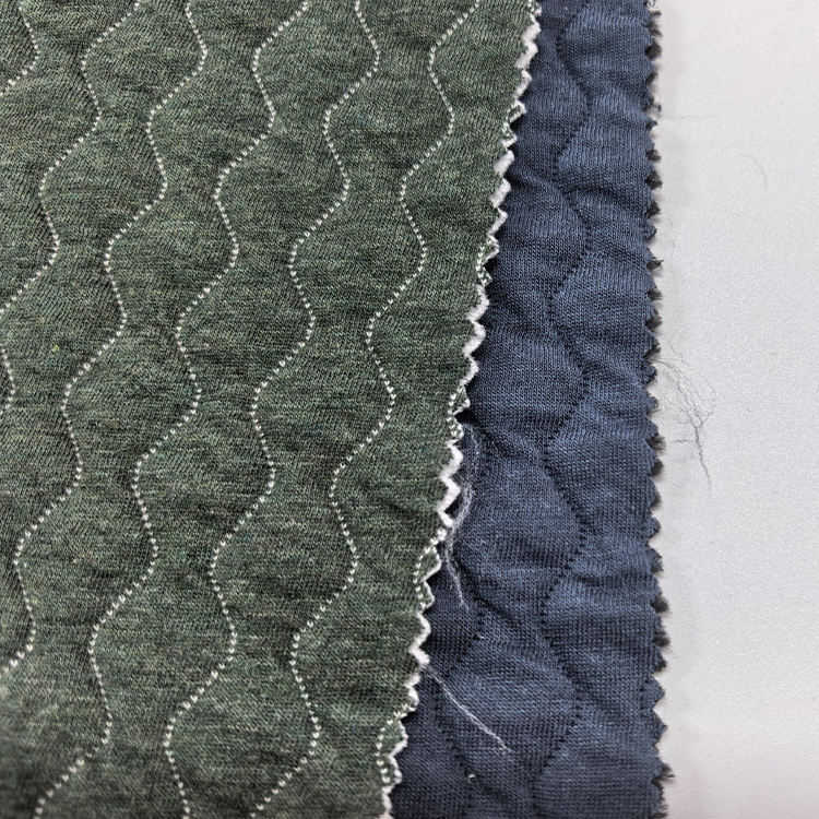 New Product 330GSM Air Layer With Yarn 70%Cotton 30%Polyester Jacquard ...