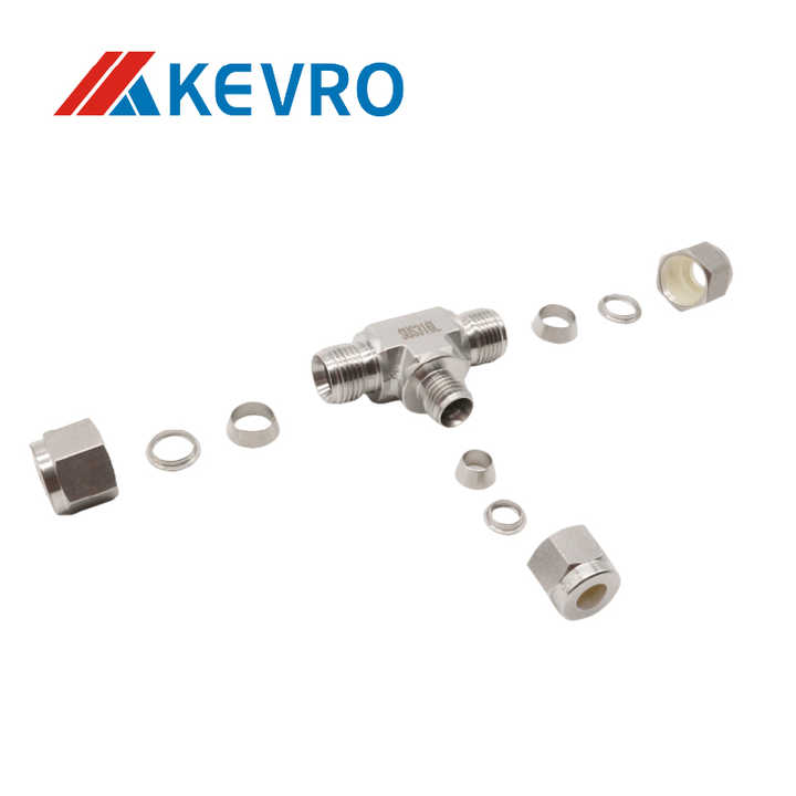 316 Stainless Steel Reducing Union Tee Compression Fitting 6mm 1/16in ...