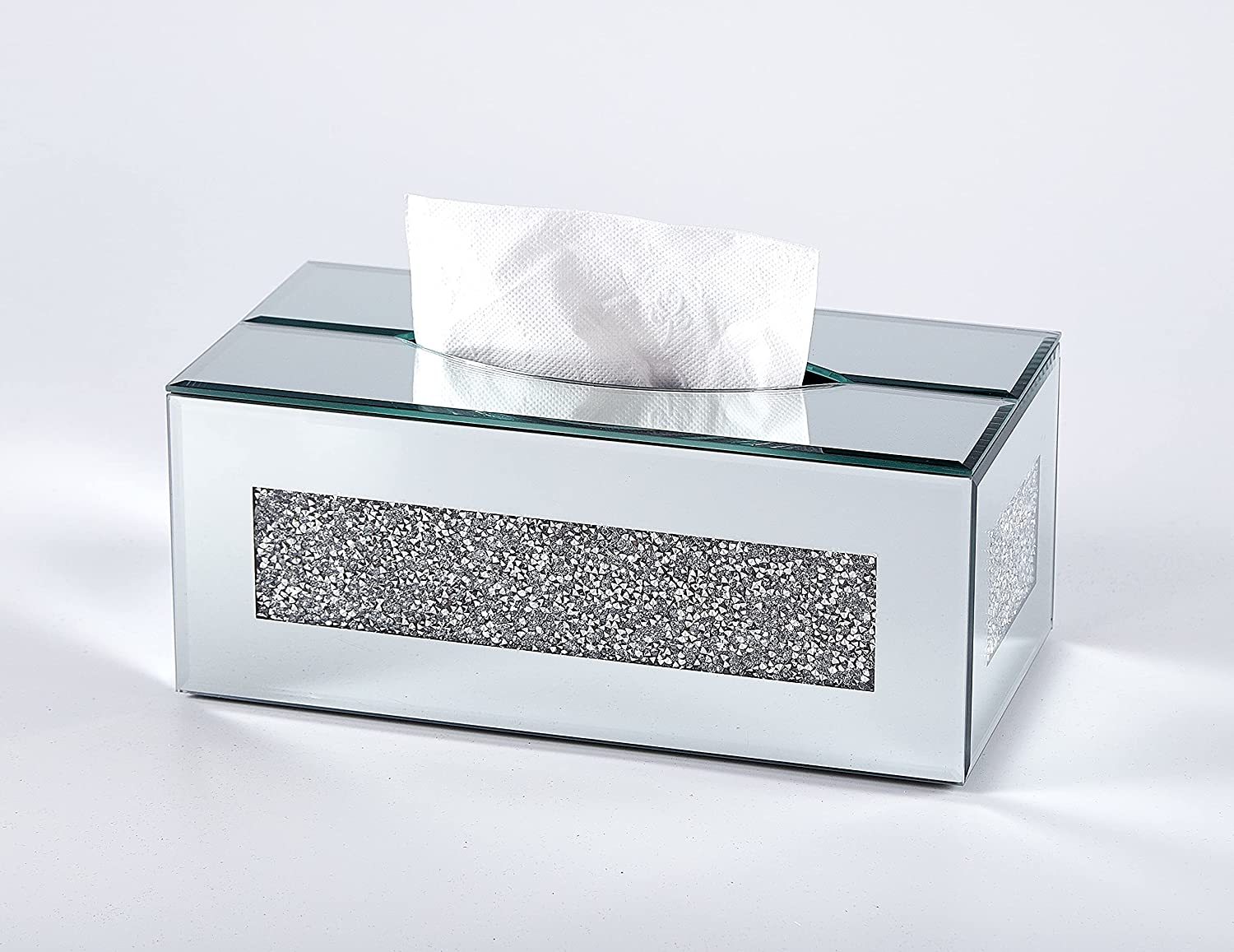 Mirrored Kleenex Box Holder
