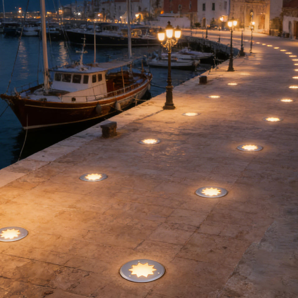 IP68 LED Underground Road Deck Stair Lights for Outdoor Stainless Steel ...