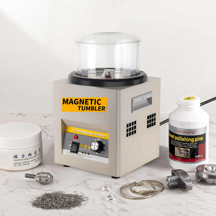 KT185 Magnetic Polishing Machine Deburring to Flash Rotary Automatic ...
