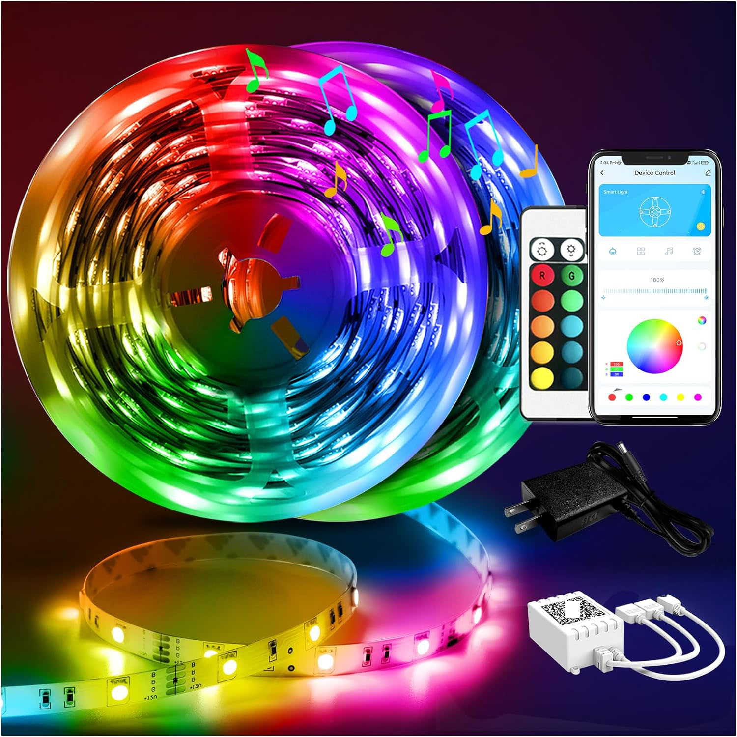 LED Snake Light - Flexible RGB Strip for Smart Lighting
