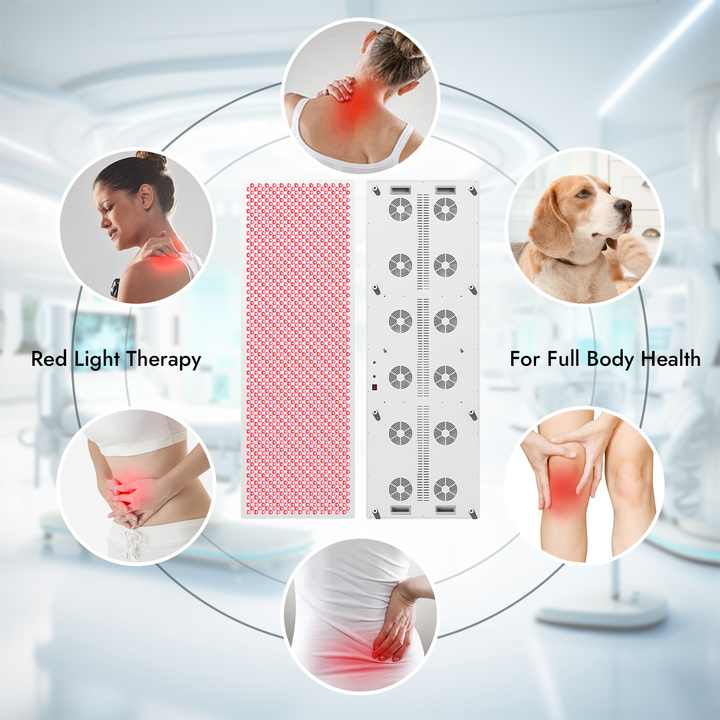 1260 LED Light Therapy Panel for Full Body,Skin Care of Muscles ...