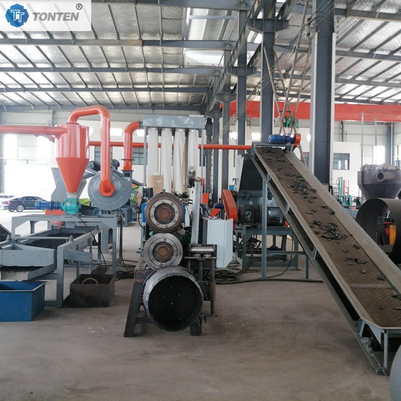 High Capacity Rubber Granules Production Line Car Tyre Recycle ...
