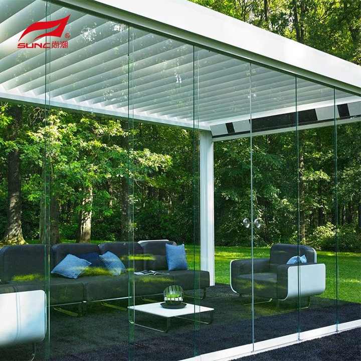 Pergolas and Gazebos Outdoor Pavilion Garden Buildings Retractable ...