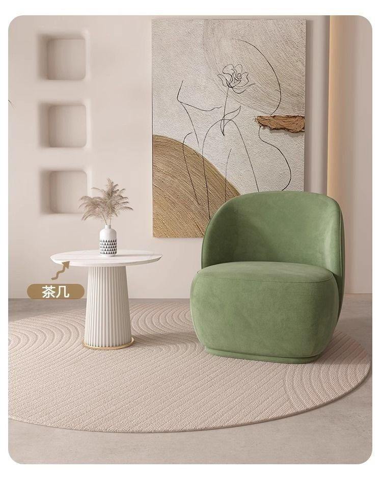 Wholesale Modern Fabric Revolving Sofa Trendy Single Sofa for Home ...