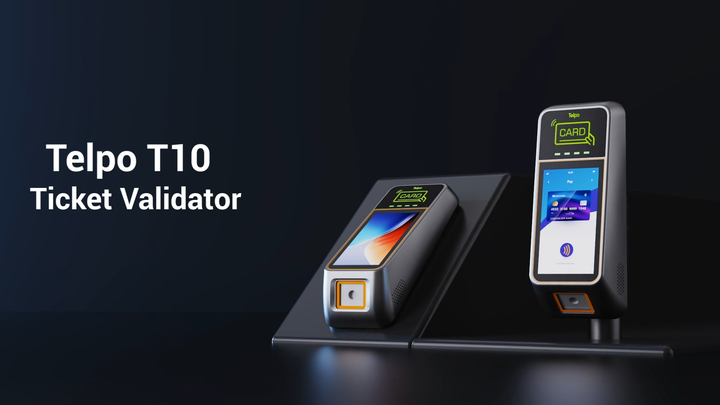 Telpo T10 4G Tap to Pay Contactless Card Machine Pos Terminal Bus ...