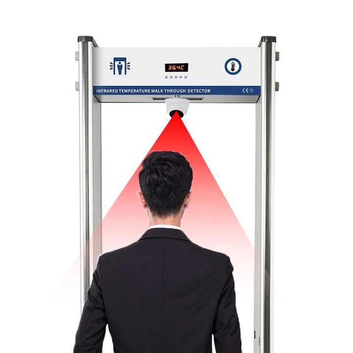Professional 2 in 1 Walk Through Metal Detector With Infrared ...