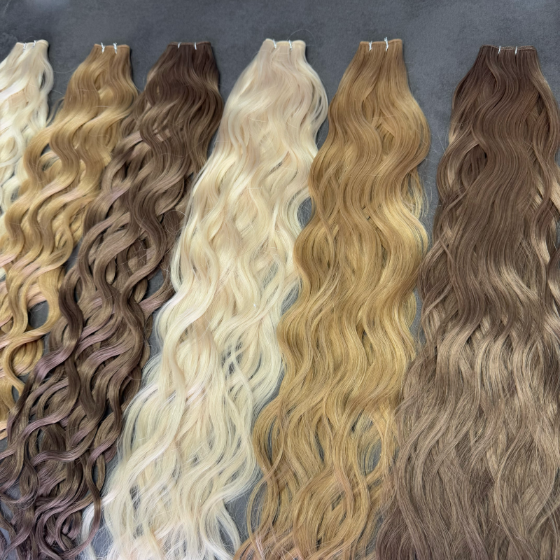 2025 UK Popular No Shedding Top Quality Remy Human European Genius Weft ...