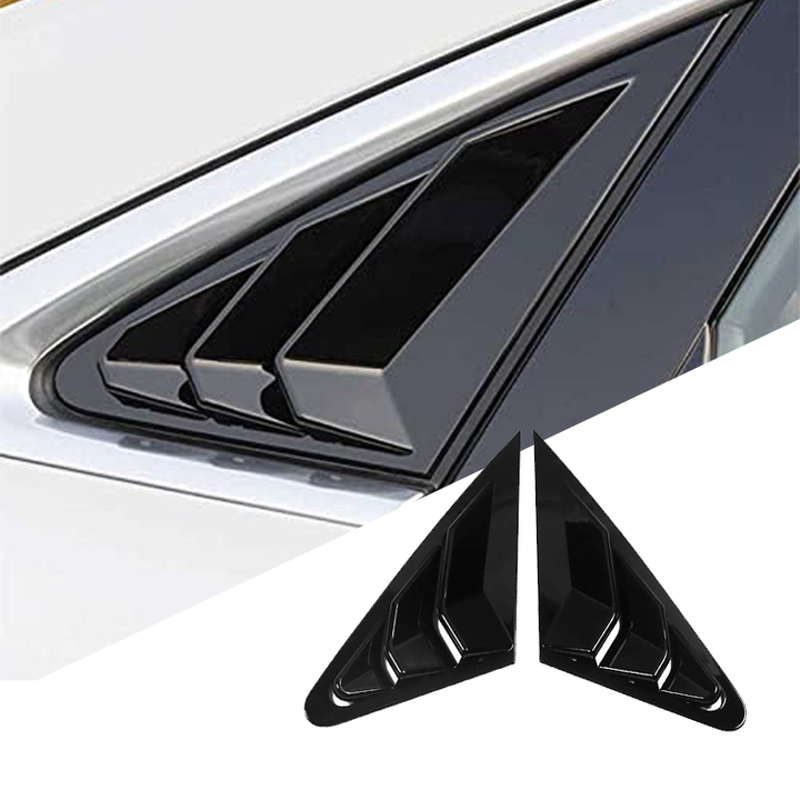 Side Quarter Window Louver Board Abs 3-vent Vent Scoop Window Louvers ...