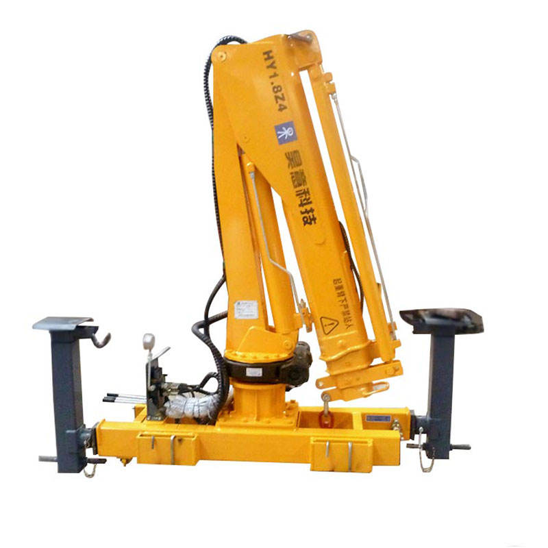 1 Ton 2 Ton Mobile Mini Pickup Hydraulic Truck Mounted Crane