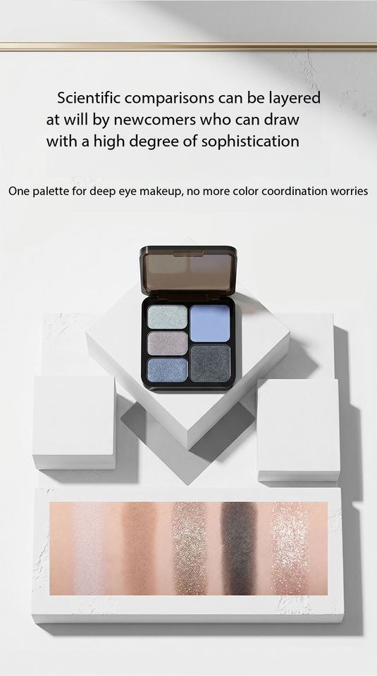 Private Label Bestseller Dreamy 5-Color Powder Eyeshadow Palette ...