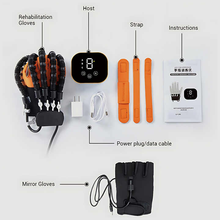 Rehabilitation Robot Glove Trainer for Stroke Patients