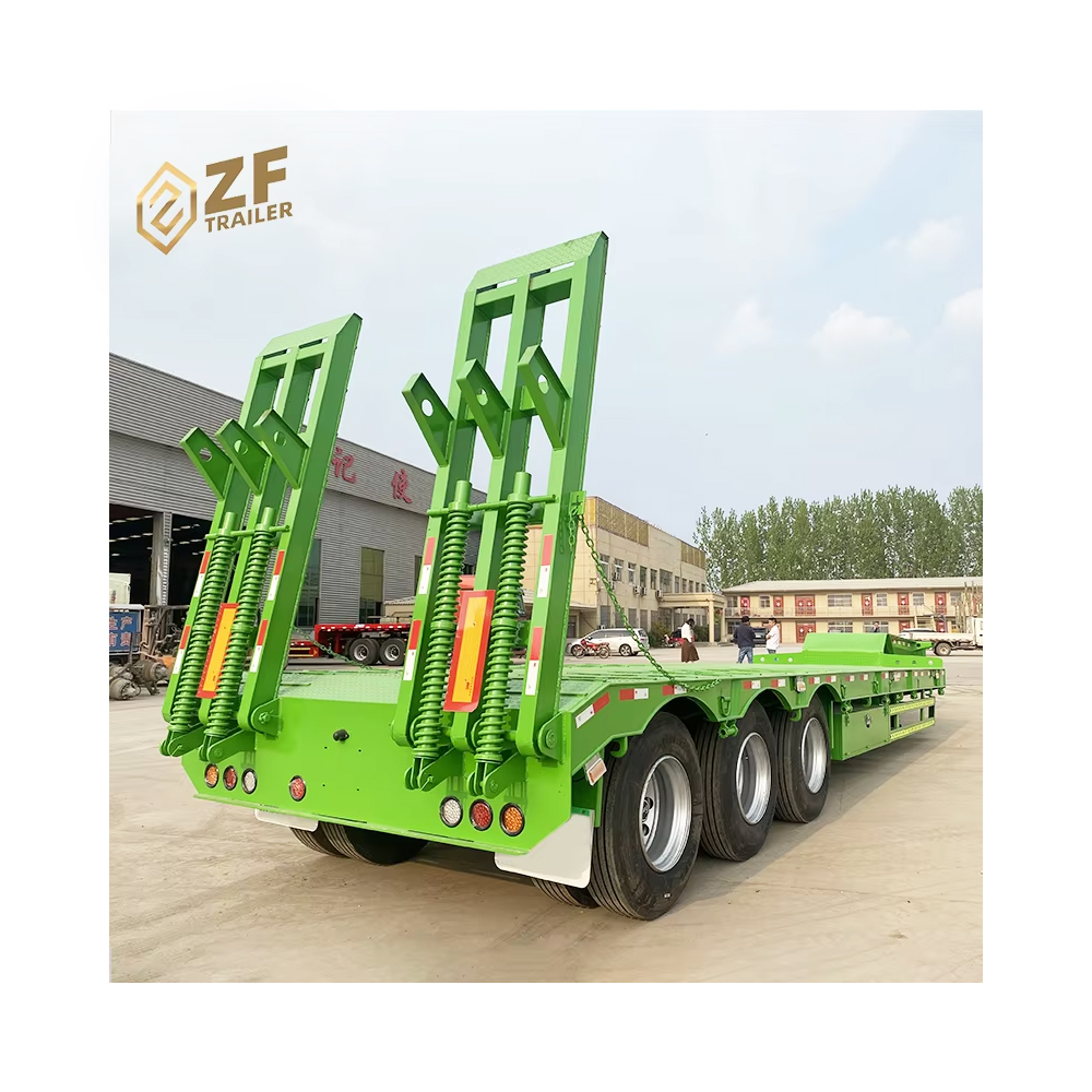 Versatile 50 tons low bed trailers Solutions for Efficient Cargo ...
