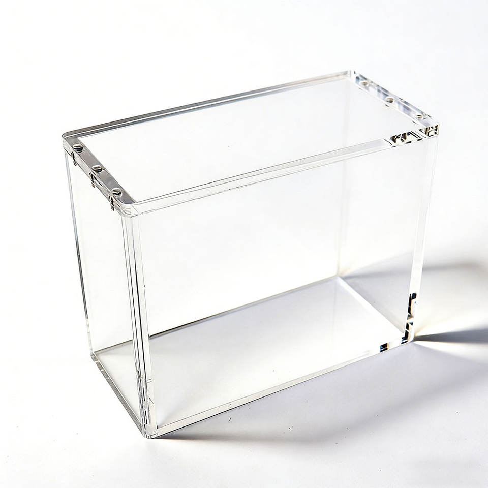 One Piece TCG Booster Box Acrylic Case Magnetic Lid UV Protection Clear ...