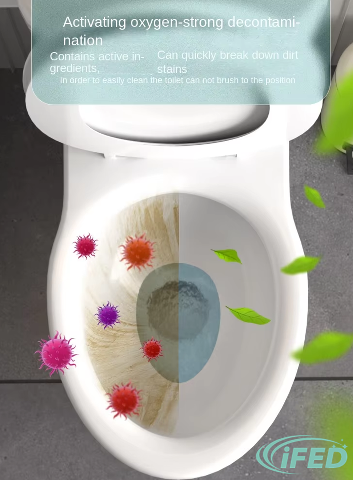 Family Use Professional Solid Block Continuous Clean Toilet Drop ...