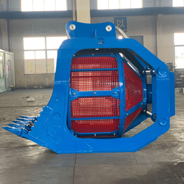 RSBM Excavator Rotor Bucket Screening Rotary Bucket for Mini Excavator ...