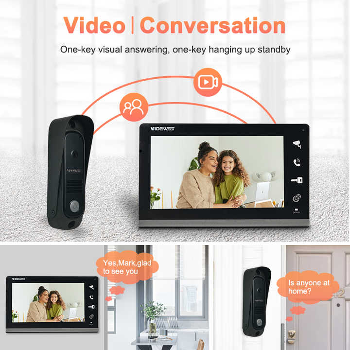 4 Wire Access Control Video Door Phone Intercom System