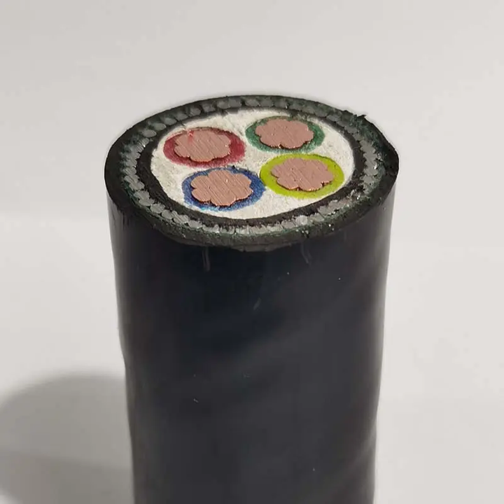 10mm 4-Core Armoured Power Cable XLPE Insulation 0.6/1kV Tinned Copper Conductor Industrial ...