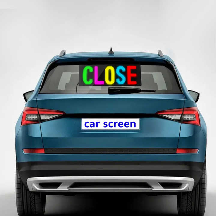 LED Car Sticker - Waterproof Flexible Message Board