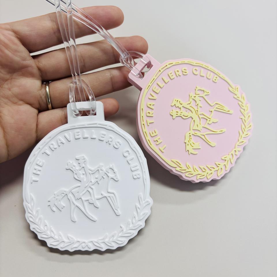 Cartoon Design Eco-friendly Soft PVC Waterproof Luggage Tag Fashionable ...