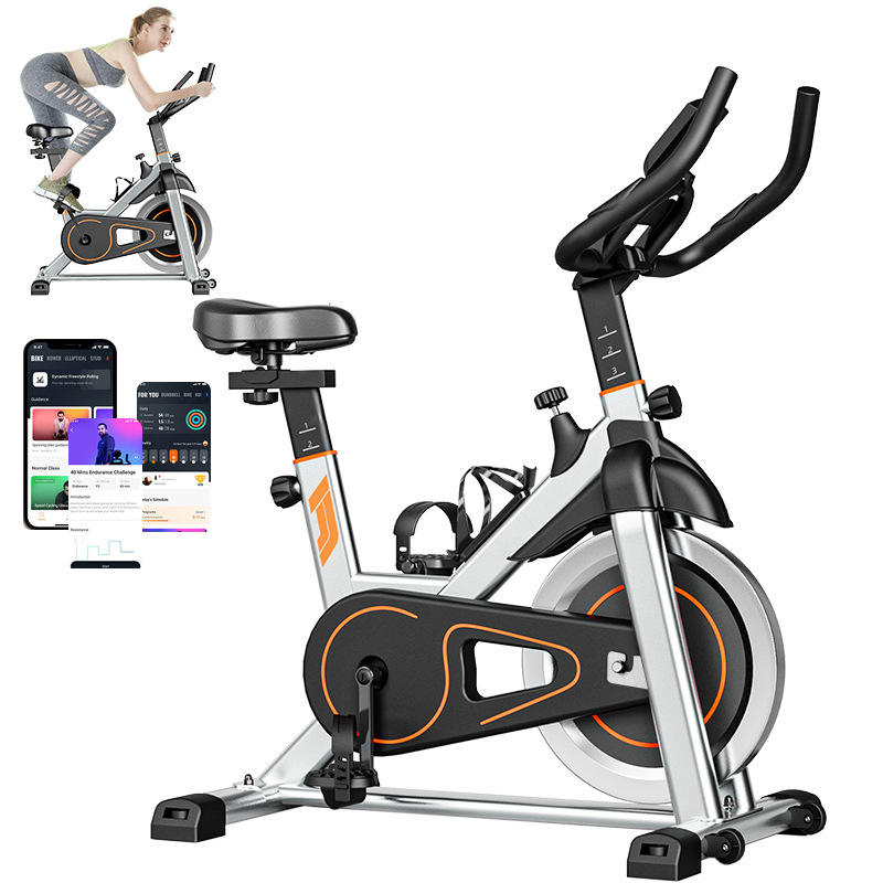 Upright Spin Bike Magnetic Resistance Exercise Bikes for Home Use Model ...