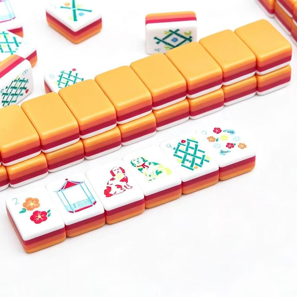 Premium 4-Layer Acrylic American Mahjong Set 160 Tiles Compatible with ...