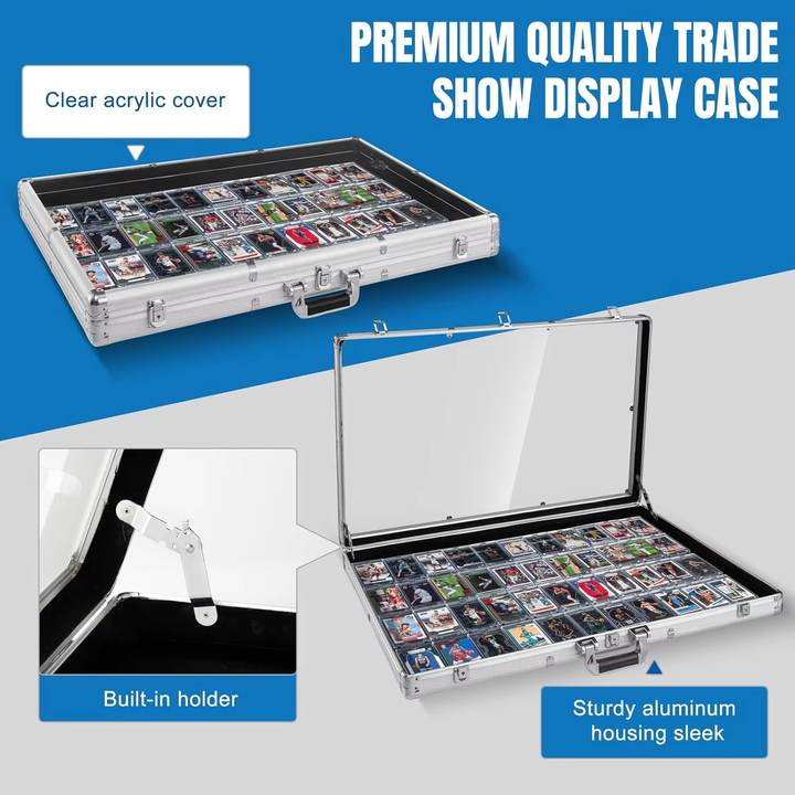 Card Show Display Case Large Aluminum Trading Card Display Case ...