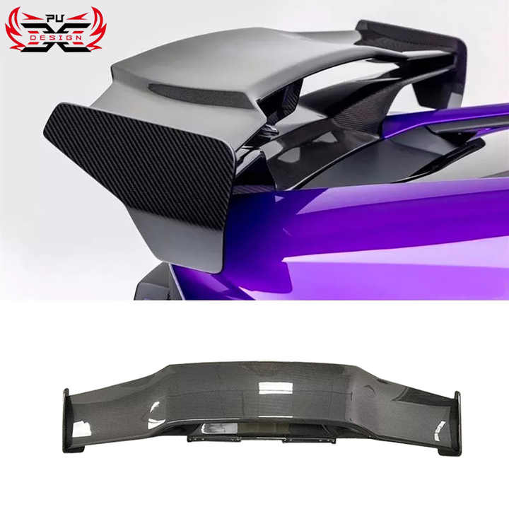 Dry Carbon Fiber Rear Trunk Wing Spoiler for Lamborghini Huracan LP580 ...