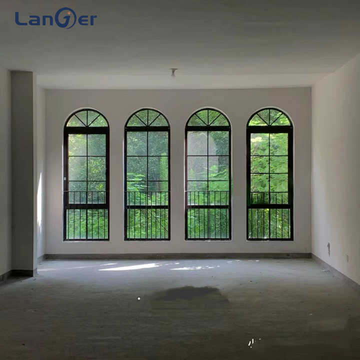 NFRC Certified Semi-Circle Arch Window Grids Modern Aluminum Alloy ...