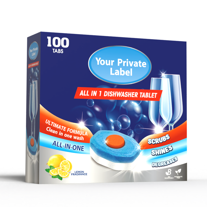 All-in-One Eco-Friendly Vegan Plant-Based Dishwasher Tablets Super ...