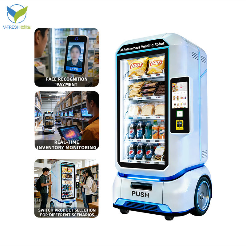 VFresh 2026 New Arrival Customized Self Service Machine for Hotel AI ...