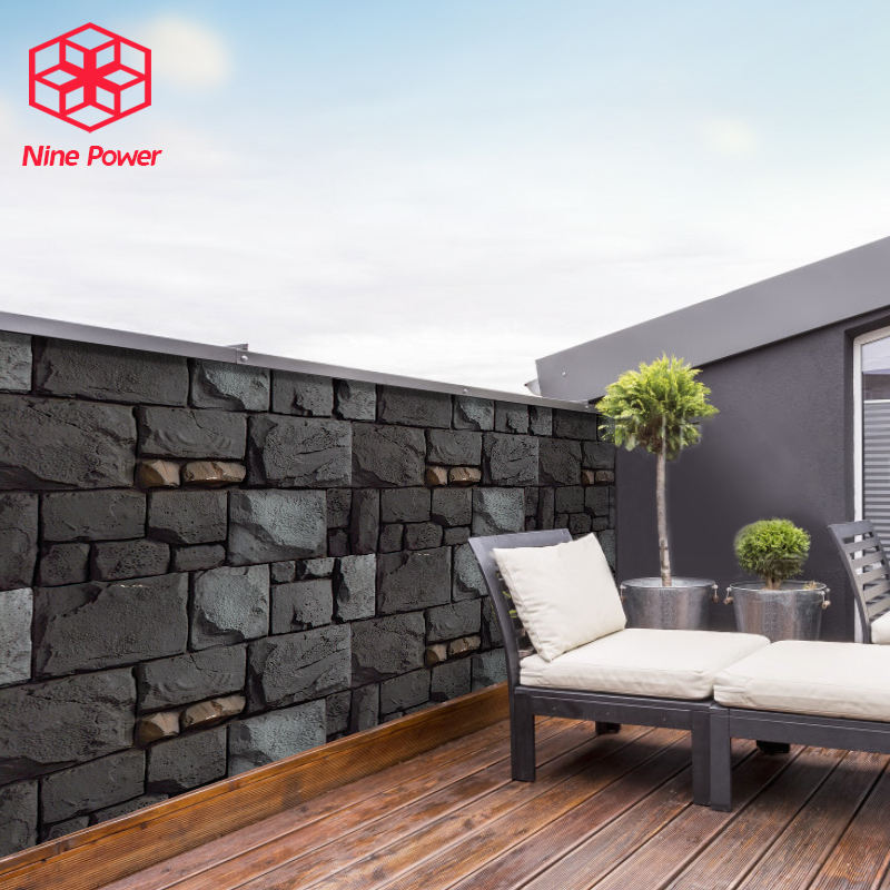 Wholesale Polyurethane Faux Castle Stone Brick Wall Panels