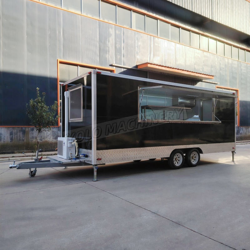 Customizable Mobile Concession Fried Food Truck bar Trailers Van Shop ...