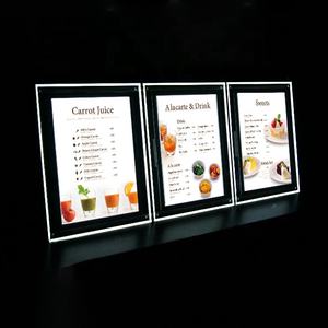 Buy Freestanding a4 size acrylic sign board with Custom Designs ...