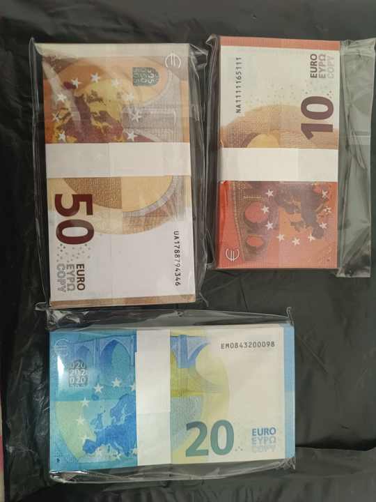 Custom Euro Money Banknotes Various Denominations Realistic Movie Paper ...