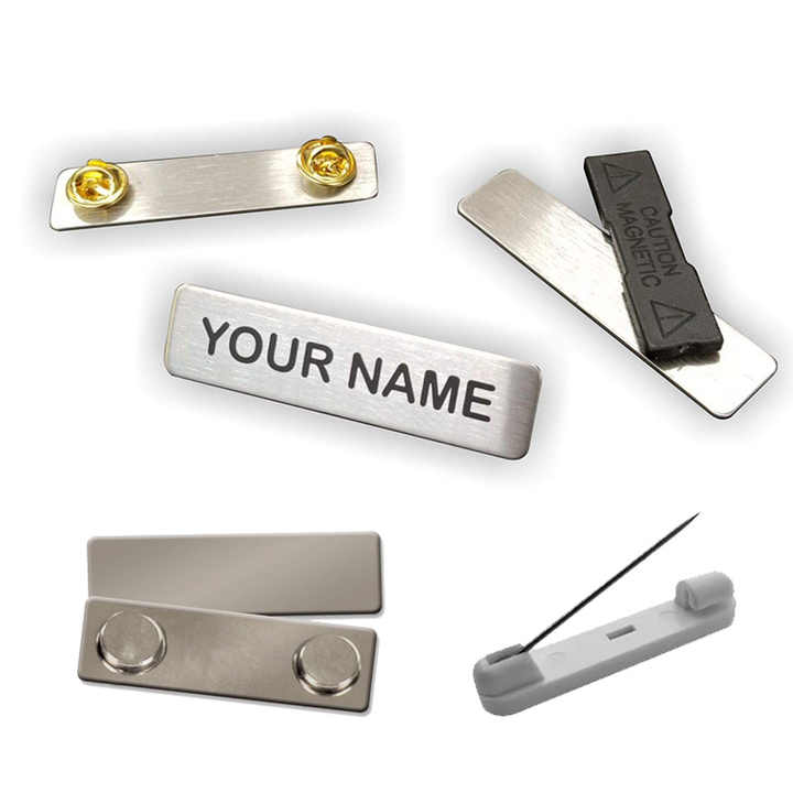 Cheap Direct Selling Custom Metal Blanks Store Staff Name Tags Employee ...