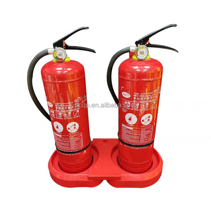 SCQP Single or Double Plastic Red Fire Safety Extinguisher Stand ...