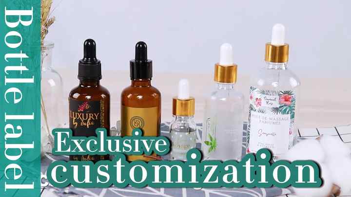 Custom Vinyl Adhesive Stickers for Cosmetic Bottle Labels
