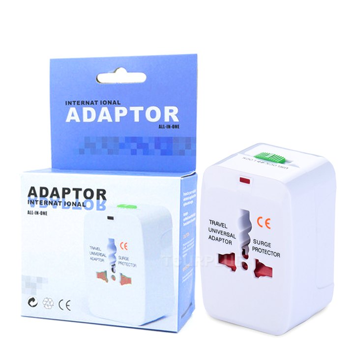 Universal Travel Adapter - Tourplug White US UK EU AU