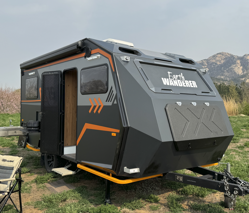 Gengxin Off-Road Pop Top Camper Trailer W/ Toilet & Shower ...