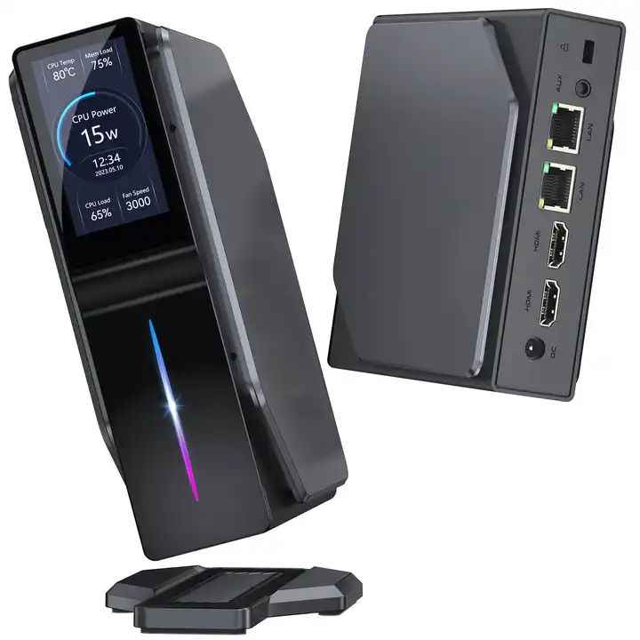 S1 RGB Mini PC M.2 NVMe SSD Mini Computer INTEL Alder Lake N95 N100 ...