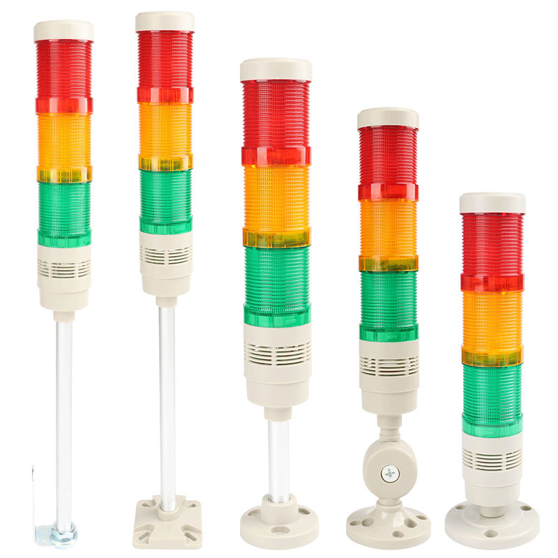 Industrial Three-Color LED Plastic Security Alarm Indicator Multi-Layer ...