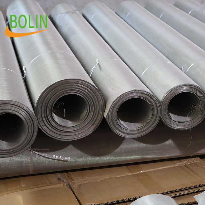 Raney Nickel Mesh Pure Nickel Woven Fabric 100 120 150 180 Mesh Nickel ...
