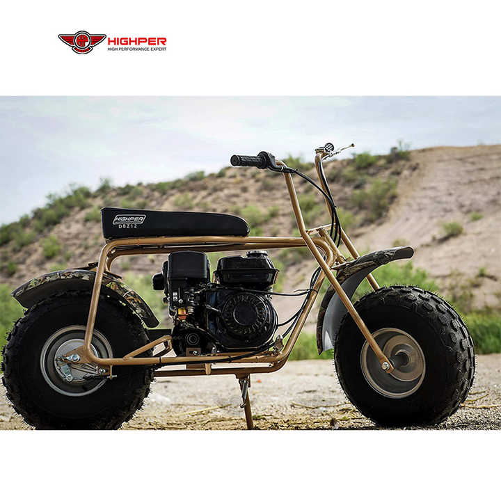 212cc Gas Powered Ride-On Mini Dirt Bike Beach Bike Chopper Mini Bike ...