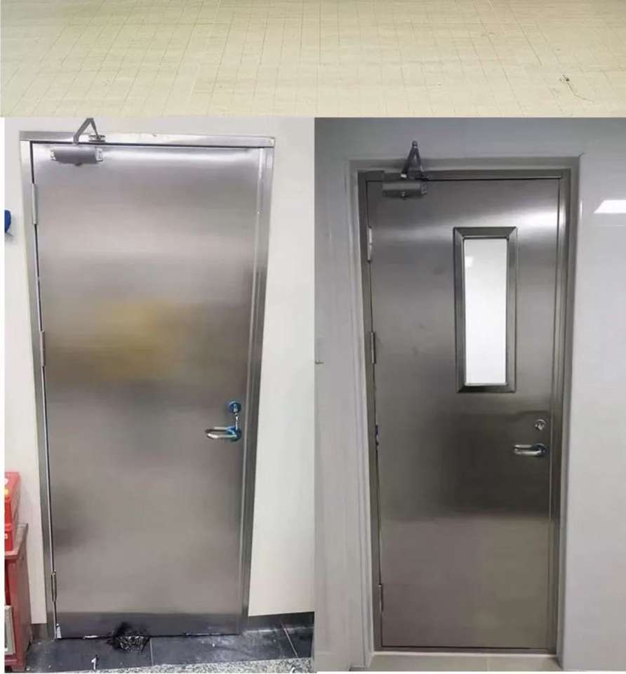 Modern Design Stainless Steel Fireproof Door Emergency Escape Exterior ...